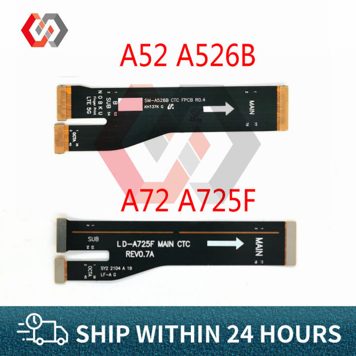 For Samsung Galaxy A52 A72 Main Board Mainboard Connector USB Board LCD ...