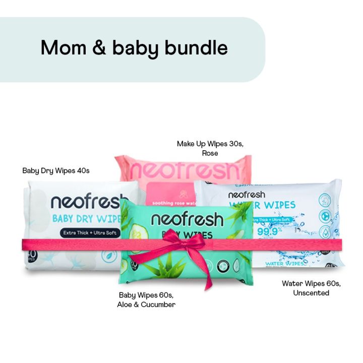 Neofresh Mom & Baby Wipes Bundle- EXPIRATION DATE (JUNE 18, 2025 ...