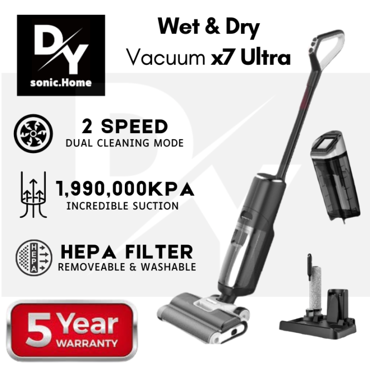 DY Home X7 ULTRA Wet & Dry Vacuum Cleaner | 99.9% Sterilization Smart ...