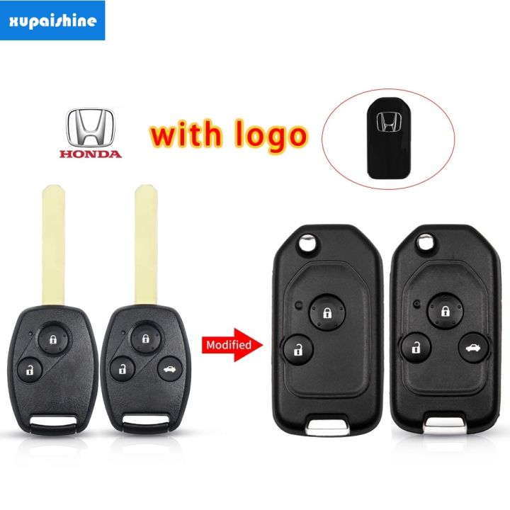 【XPS】Modified Remote 2/3/4 Button Flip Car Key Shell Case For Honda ...