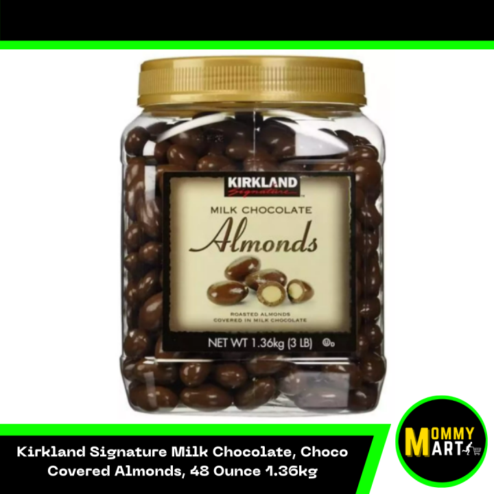 Kirkland Signature Milk Chocolate, Choco Covered Almonds, 48 Ounce 1 ...