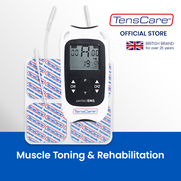 TensCare Perfect EMS - EMS Unit for Muscle Strengthening and Sport Pain ...