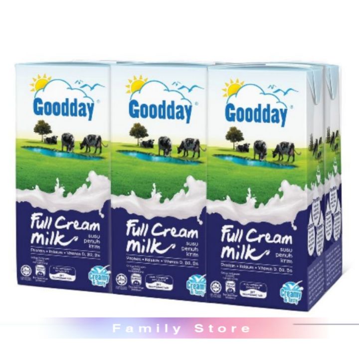 GOODDAY MILK 6 packs x 200ml( Full Cream) | Lazada