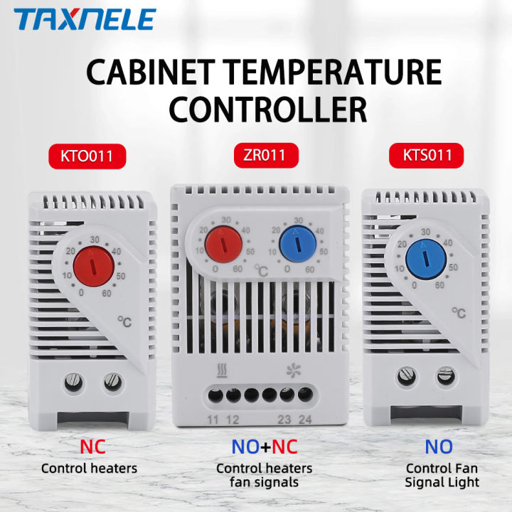 DIN Rail Cabinet Temperature Controller Industrial Thermostat KTO011 KTS011 ZR011 Centigrade ...