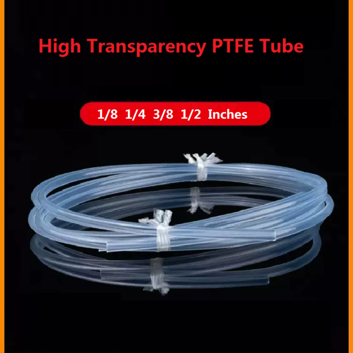 Teflon Tube F46 High Transparency PTFE Tube 1/8 1/4 3/8 1/2 Inch Resistant To High Temperature ...