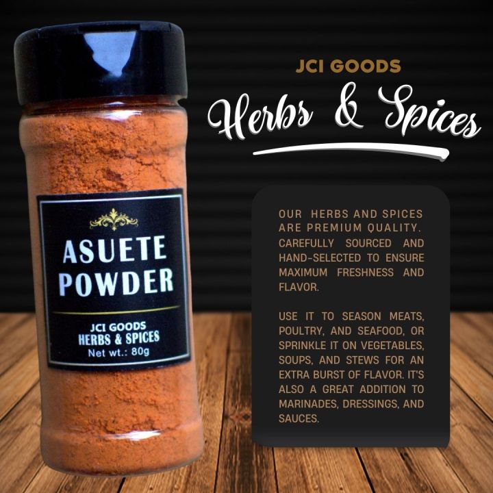 ASUETE/ANNATO POWDER in Bottle with Dual Shaker and Label (Premium ...