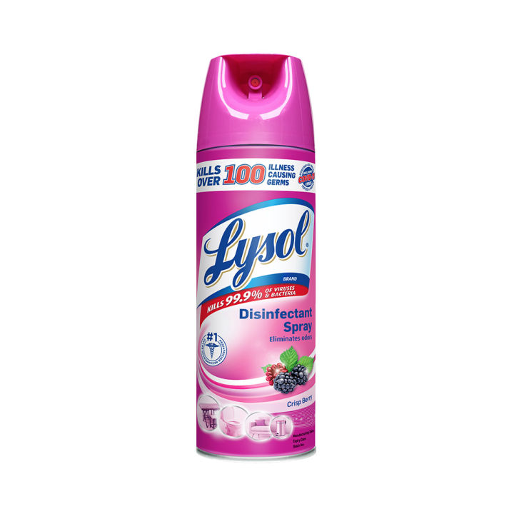 Lysol Disinfectant Spray Crisp Berry 340g | Lazada PH