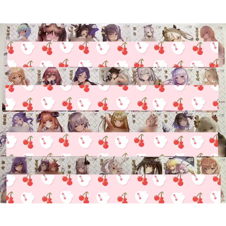 SR·Chery Blossom Kiss Vol.1 樱花之吻·第一弹💋🔥UV磨砂触感卡 ️Anime Waifu Collection ...