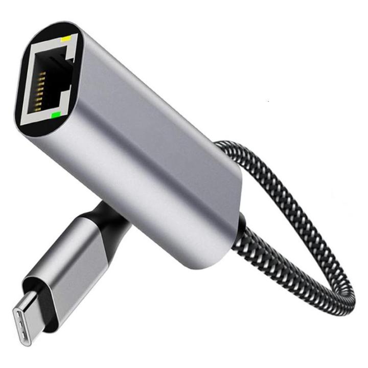 Type C to RJ45 Ethernet Adapter USB C to RJ45 Supporting Ethernet ...
