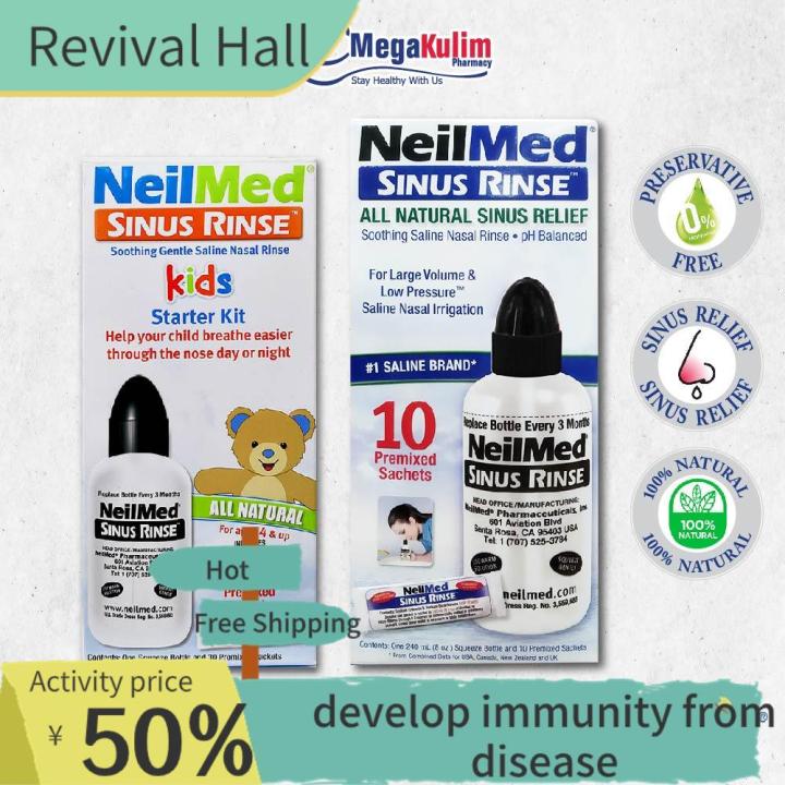 kesihatan Neilmed Sinus Rinse (Adult Kids) Starter Kit | Lazada