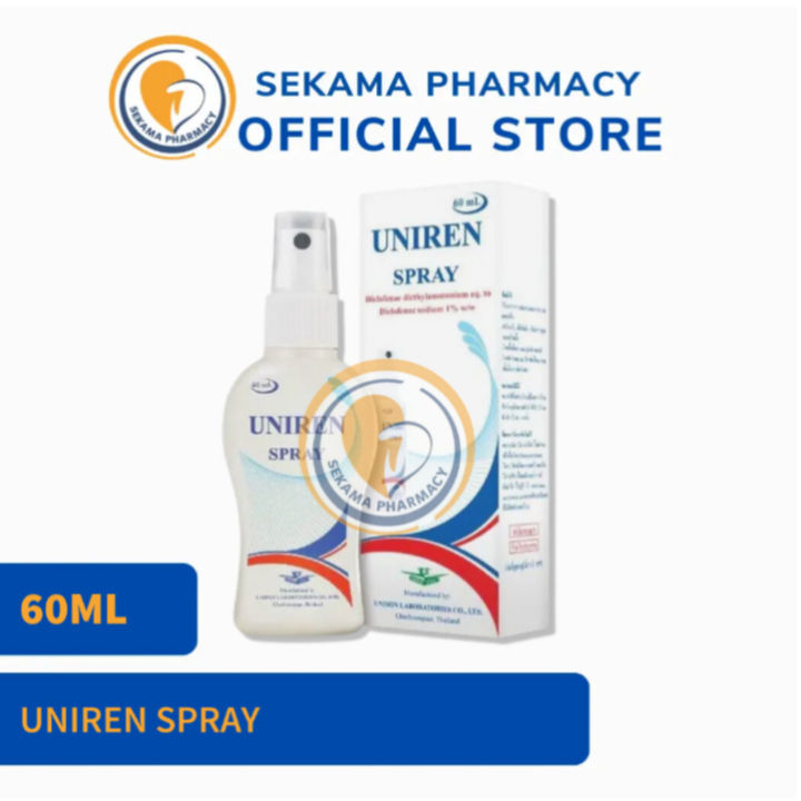 UNIREN SPRAY 60ML (ANALGESIC SPRAY) [EXP: 5/2027] | Lazada
