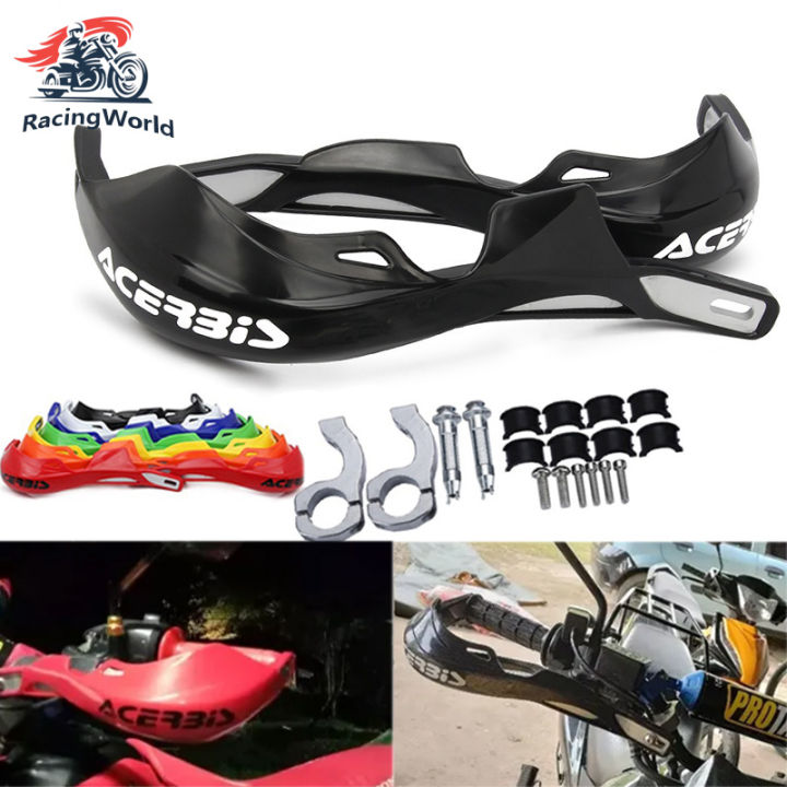RACINGWORLD Universal 22MM 28MM Motorcycle Hand Guards Handle Protector ...
