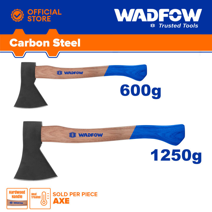 WADFOW Hand Axe 600g | 1250g Drop-forged Axehead Outdoor Hatchet Wood ...