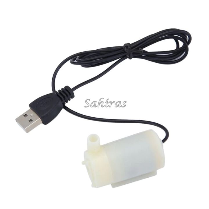 Pompa Air Mini USB Micro Submersible Water Pump DC 3-6V Ikan Aquarium ...