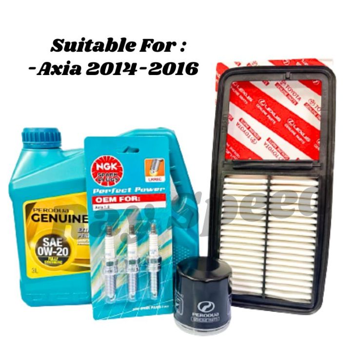 Perodua Engine Oil 0w20 Fully Synthetic Axia Engine Oil Minyak Hitam ...