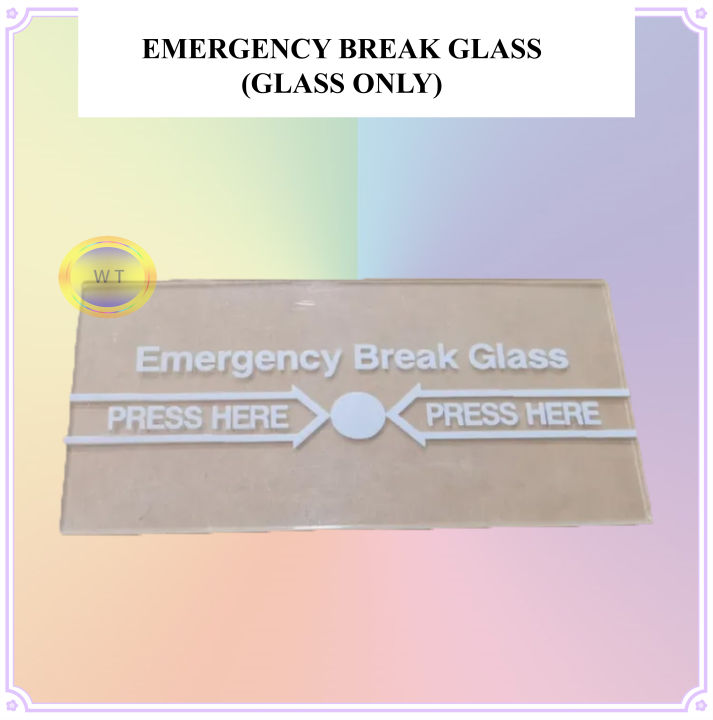 Emergency Break Glass (Glass Only ) | Lazada