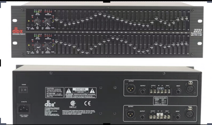 Dbx 2231 20 SERIES Graphic Equalizer/Limiter with Type III Noise ...