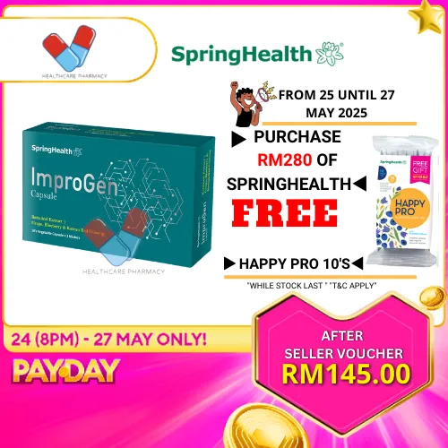 [HEALCAREPHARMACY] SpringHealth ImproGen® Vegetable Capsules 30 ...