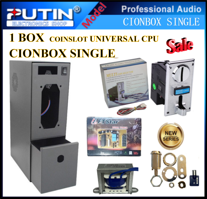 The 1Box Complete Pisonet One Piece w/Parts /High Power Relay Coin Slot ...