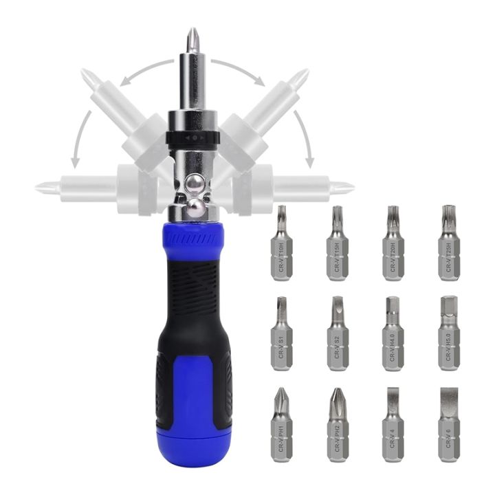 13-In-1 Multi Screwdriver Tool All in One Ratcheting Screwdriver 180 ...