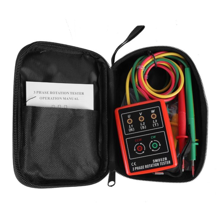 Small SM852B 3 Phase Rotation Detector with LED Indicator 3 Phase ...