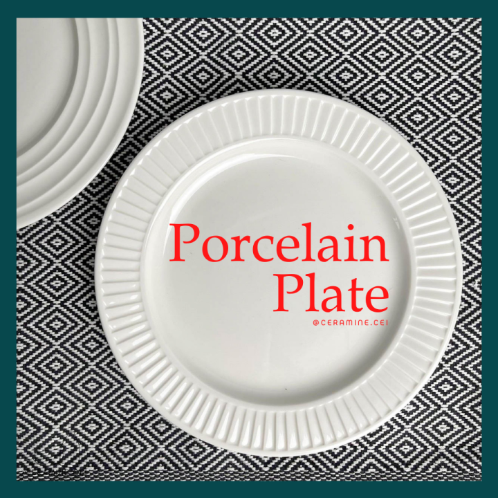 Porcelain Plate 10" 11" จานพอร์ซเลน จานเซรามิค จานสเต็ก จานสปาเก็ตตี้ ...