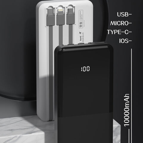 Maimi Mi31 10000mAh milliampere separated 4-wire polymer business power ...