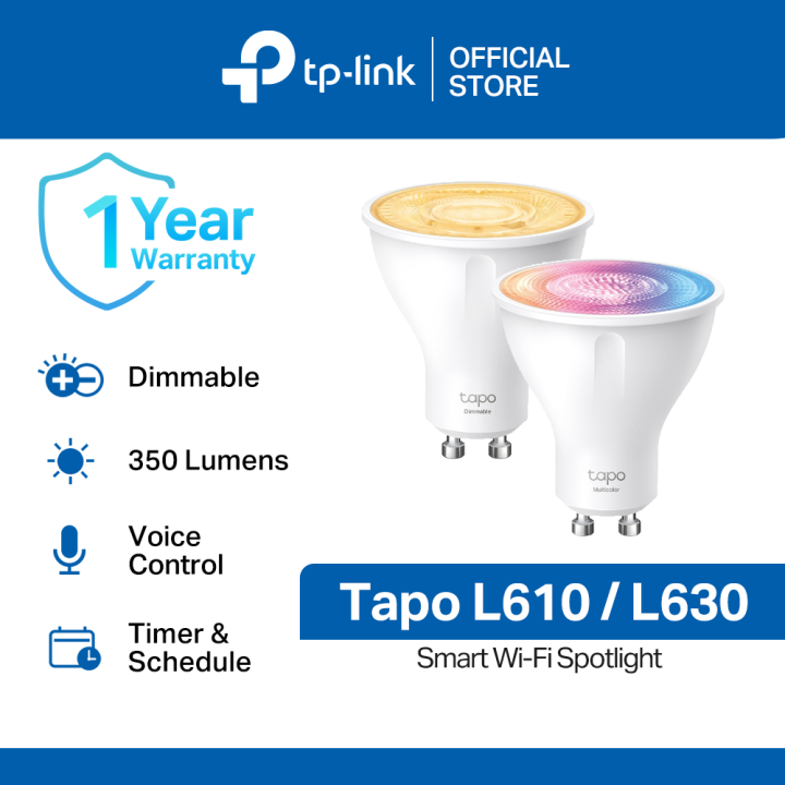 TP-Link Tapo L610 / L630 Smart Wi-Fi Spotlight Dimmable or RGB ...
