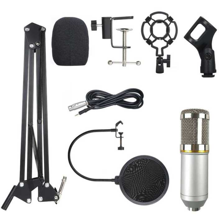 [Ready Stock] BM800 Professional Suspension Microphone Kit Studio Live Stream Broadcasting ...
