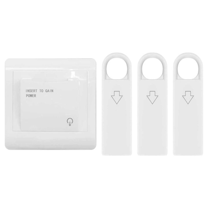 【LALA】 Magnetic Card Energy Saving Switch 40A 3 Keys for Efficient ...