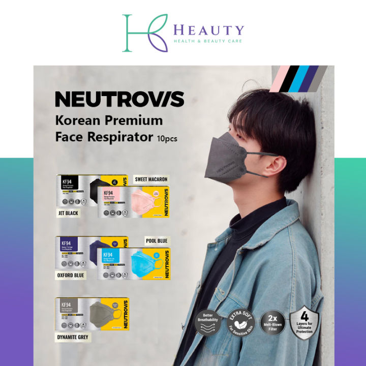 [Clearance Sales] Heauty.Care Neutrovis KF94 10pcs Individual Pack 4Ply ...
