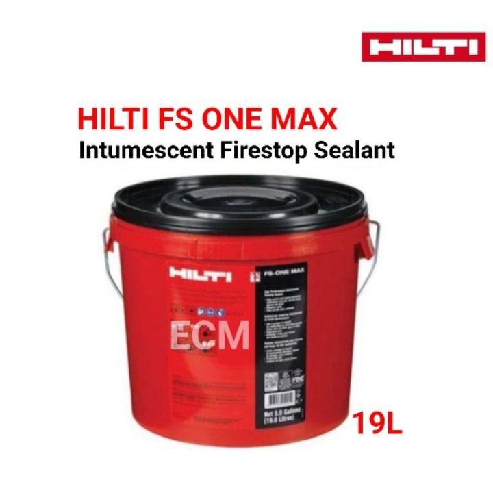 HILTI FS-ONE MAX FIRESTOP INTUMESCENT SEALANT (19L) - High-Performance ...
