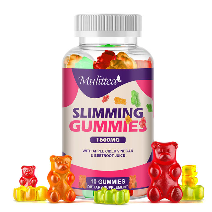 Mulittea Slimming Gummies Apple Cider Vinegar 1600mg Gummy For Weight ...