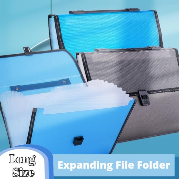 Expanding File Folder Long Document Bag Envelope File Organizer ...