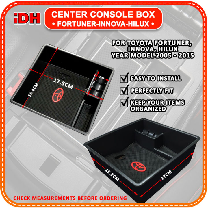 Toyota Fortuner | Innova | Hilux 2005 - 2015 Center Console Box Armrest ...