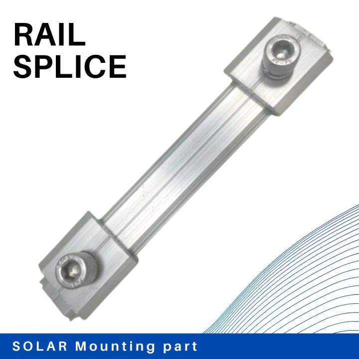 Rail Splice ตัวต่อรางอลูมิเนียม for solar install | Lazada.co.th
