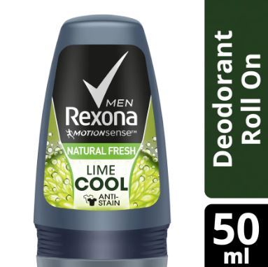 Rexona Men Deodorant Roll-On Natural Fresh Lime Cool 50ml | Lazada PH