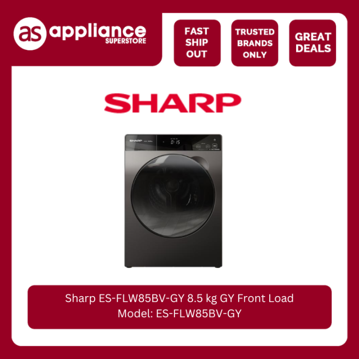 Sharp ES-FLW85BV-GY 8.5 kg GY Front Load | Lazada PH