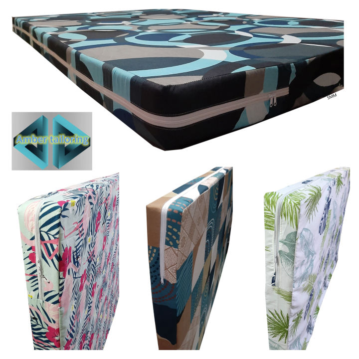 4 inches Thick Foam Cover / CANADIAN / C-Shaped Zipper / FOAM NOT ...