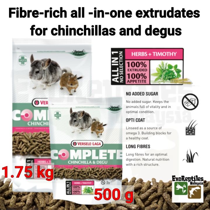 Versele-Laga All-In-One Complete Chinchilla & Degu Food | Lazada