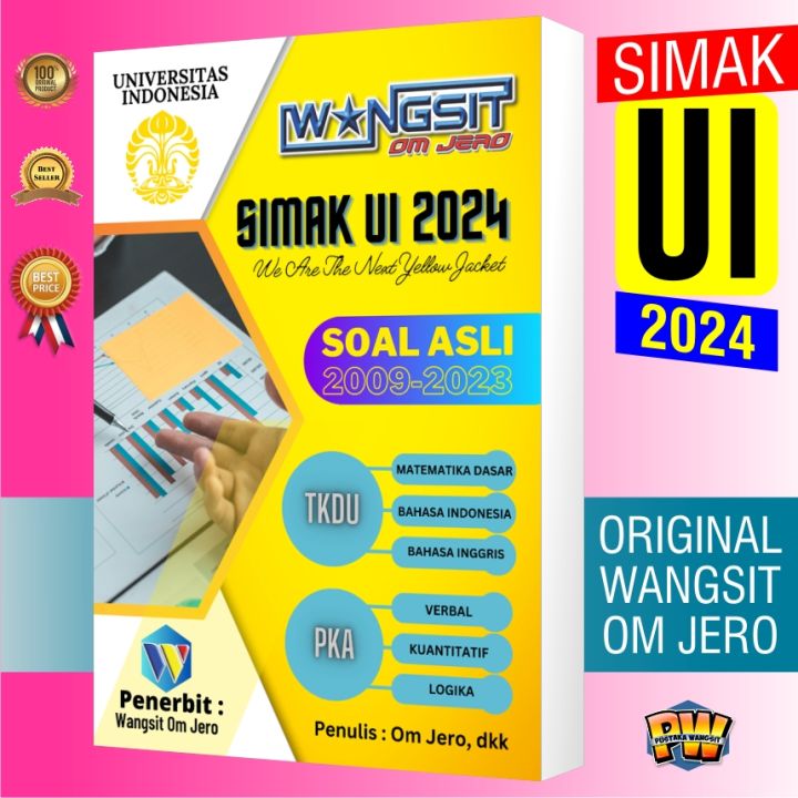Buku SIMAK UI 2024 / Update Sistem Simak UI Terbaru / Buku Wangsit UTBK SNBT SIMAK UI 2024 ...