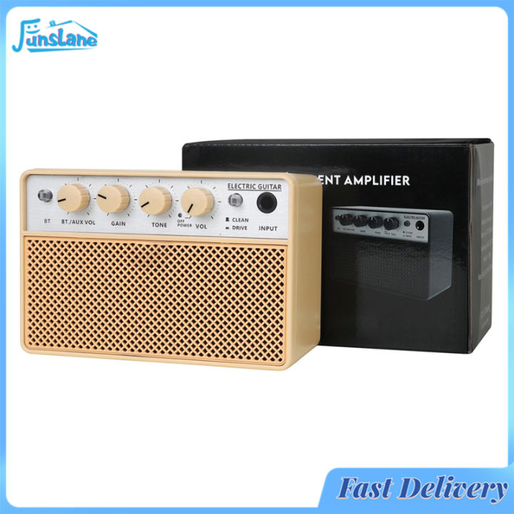 FunsLane BA-10 Mini Guitar Amp, Guitar Practice Amplifier Electric ...