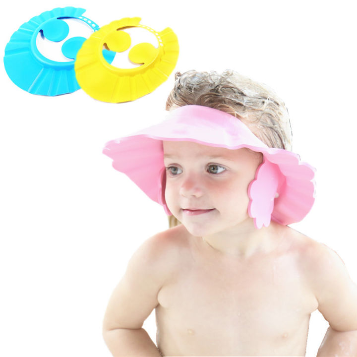 EVA enlarged section 4-speed adjustable baby baby shampoo cap children ...
