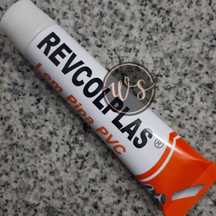 Lem Pipa PVC Lem Paralon Revcolplas Tube 40 gr LEM | Lazada Indonesia
