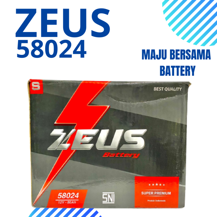 Aki Mobil MERCY MB Series Zeus 58024 Accu Basah | Lazada Indonesia