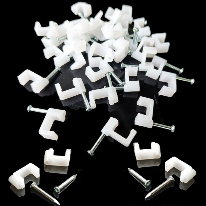 Heavy Duty PVC Clamp PVC Cable Clips Round Nail Type Cable Clamps 8mm 10mm 12 mm 20mm 25mm 32 ...