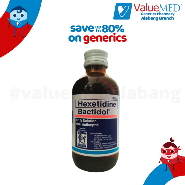 Hexetidine (Bactidol) Oral 60Ml | Lazada PH