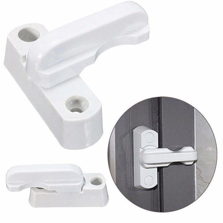 Secure Latch Door Anti-theft Sash Hasp Plastic Steel Children Lock ...