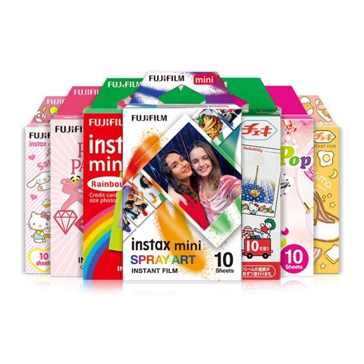 Fujifilm Instax Mini Film 10แผ่น Exposures Papers การออกแบบสีสำหรับ ...
