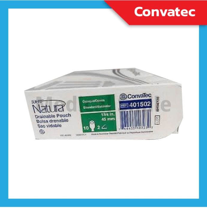 Convatec Sur-Fit Natura Opaque (Code 401502) ถุงถ่ายอุจจาระติดหน้าท้อง ...